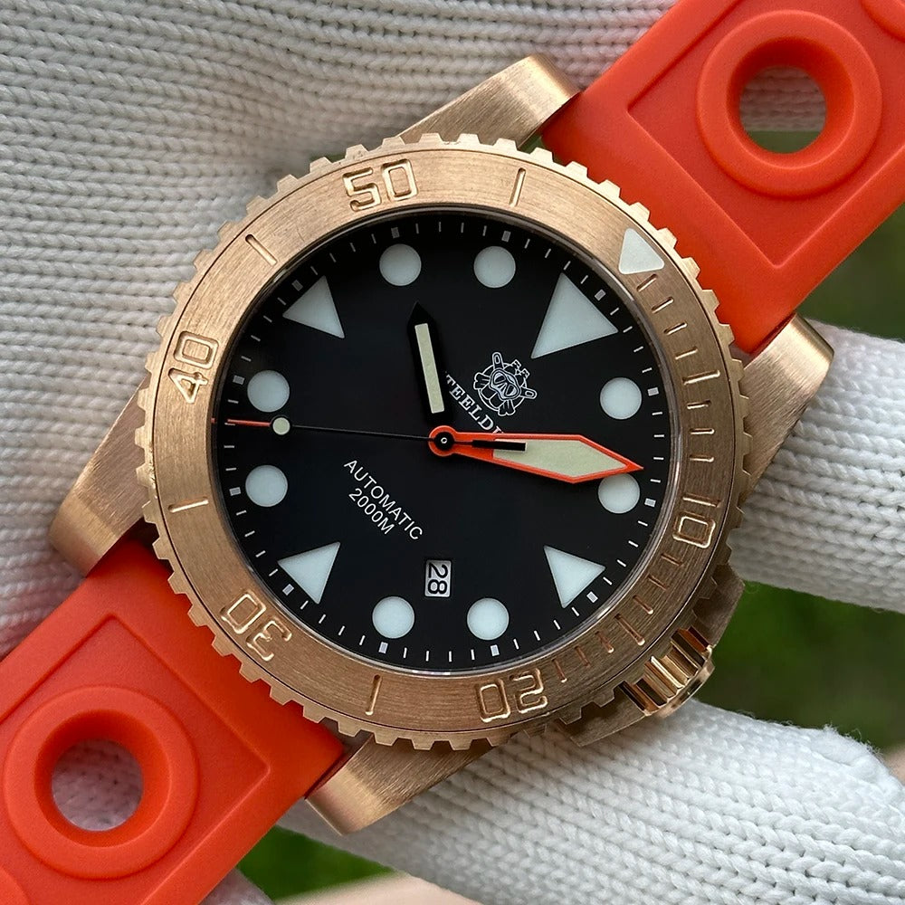 Steeldive SD1987S Bronze Big Sub Men Dive Watch – Steeldive Watch Store