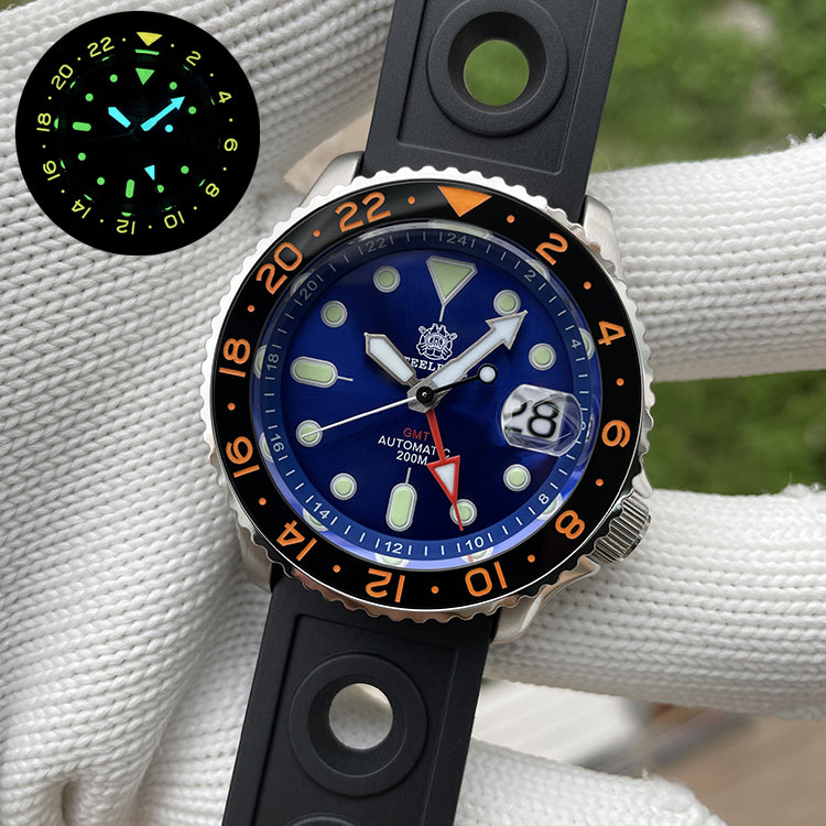 Steeldive New Arrival Watches | SKX007 GMT Diver Watch | Steeldives ...