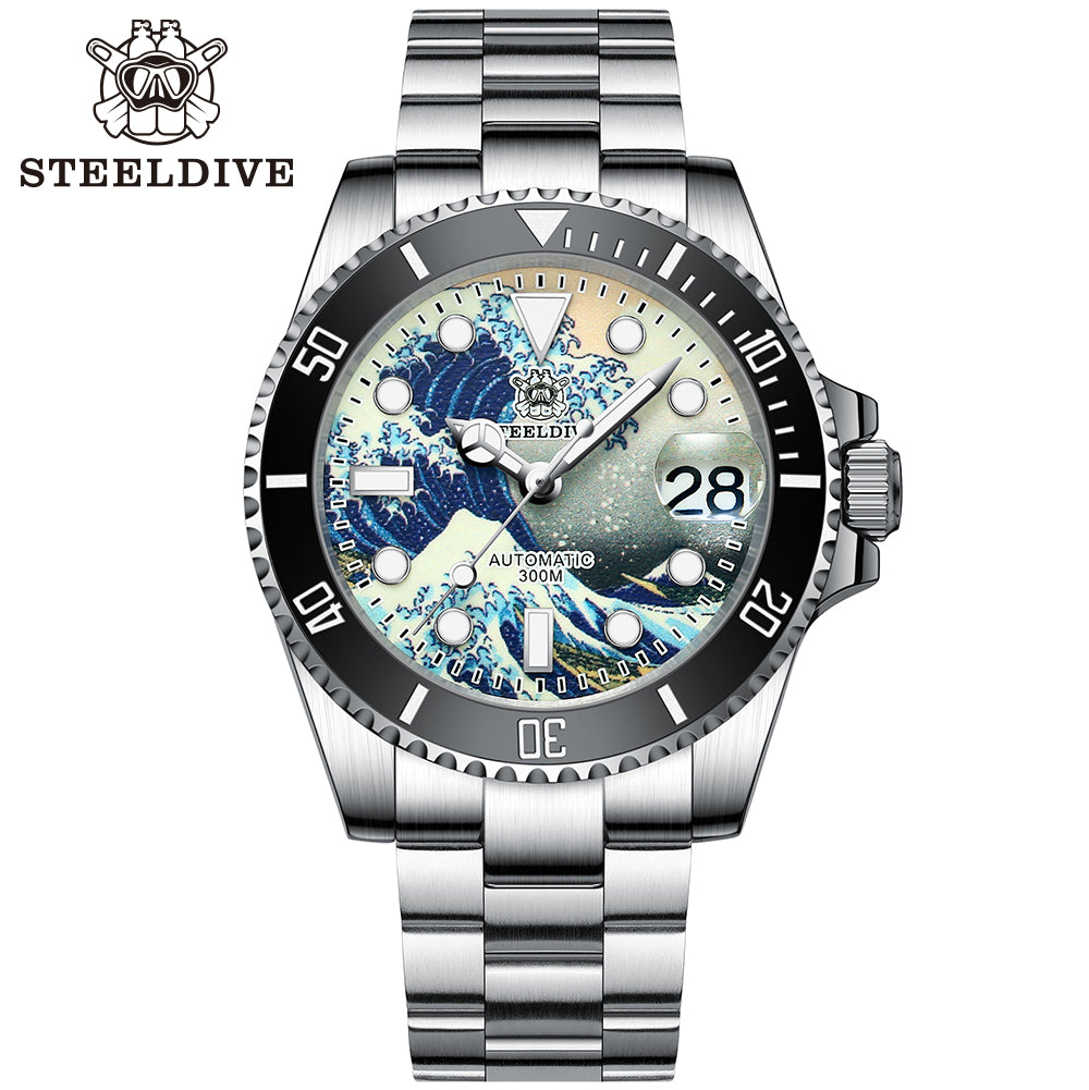 Steeldive Watch Store Coupon | Great Wave Sub Diver Watch Sale